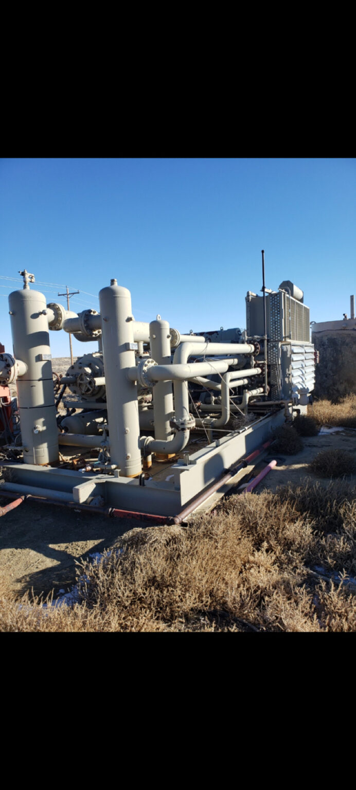 COMPRESSOR AJAX INTEGRAL ENGINE DPC-2802/3 with 20" 15" and 9" Cylinder ...