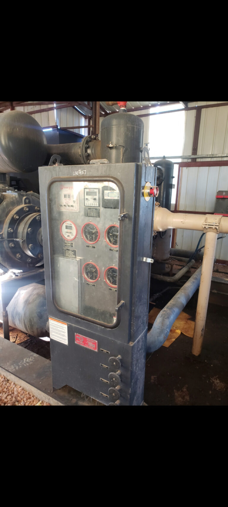 COMPRESSOR AJAX INTEGRAL ENGINE DPC-2802/3 with 20" 15" and 9" Cylinder ...
