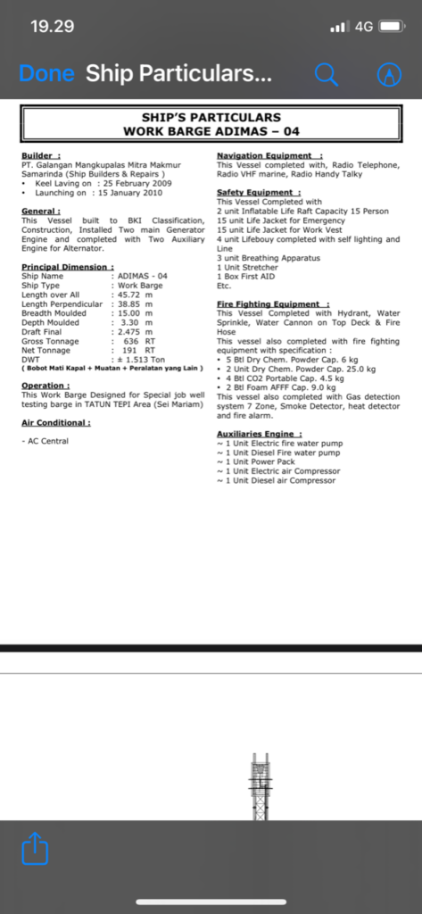 Well Testing Barge Oil & Gas (01) - SURPLUS & PRIME WORLDWIDE FZ LLC